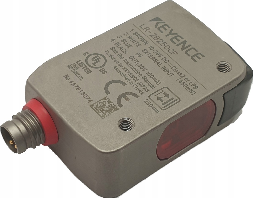 czujnik laserowy odbiciowy KEYENCE LR-ZB250CP PNP - 11919296749 ...