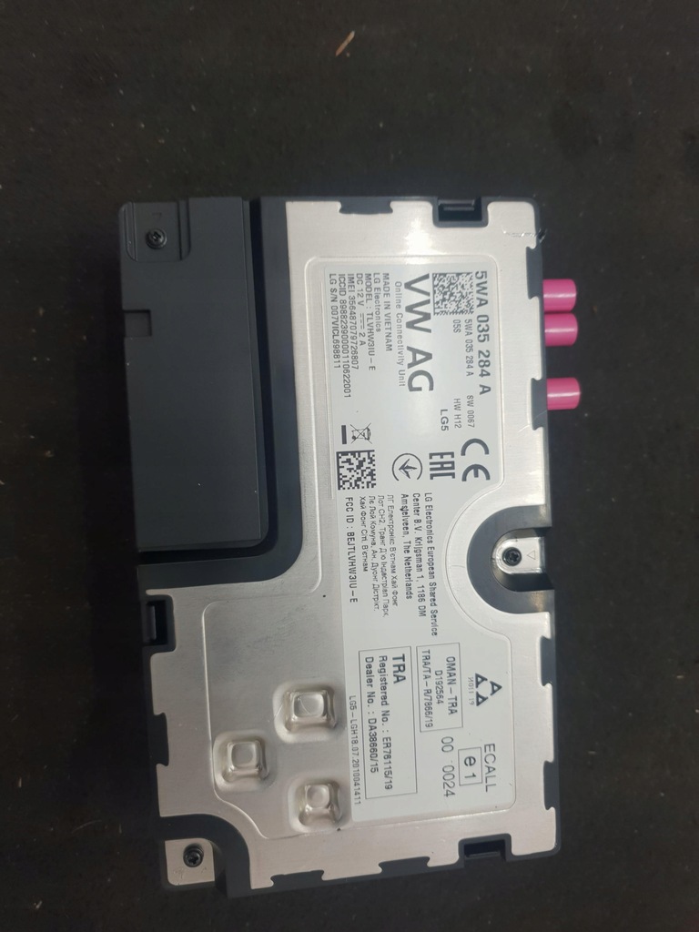 MODUŁ STEROWNIK ONLINE VW SEAT SKODA 5WA035284A - 11437703956 ...