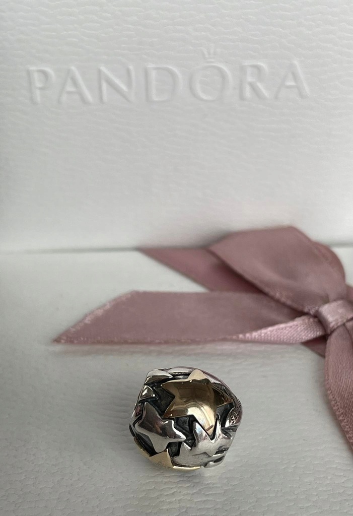 Pandora Oryginalny Niebo Pełne Gwiazd Gwiazdki XL - 12678065449 ...