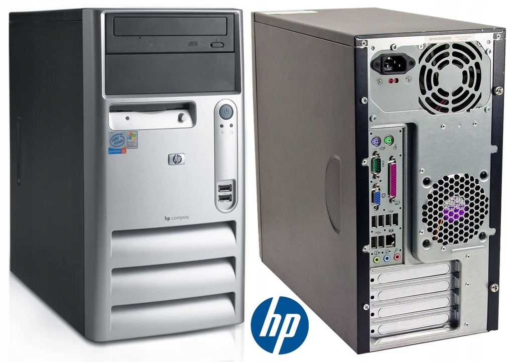 Komputer Retro HP Compaq dx2000 MT Celeron 330 2GB DDR 40GB ATA 250W ...