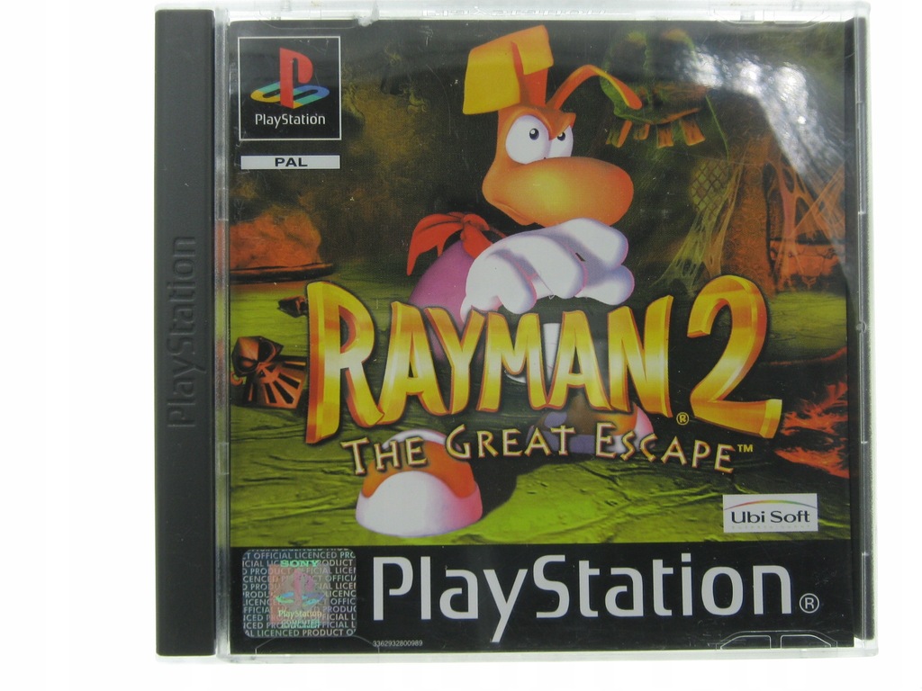 RAYMAN 2 THE GREAT ESCAPE PSX/PS2 BDB! PREMIEROWA - 14087182045 ...