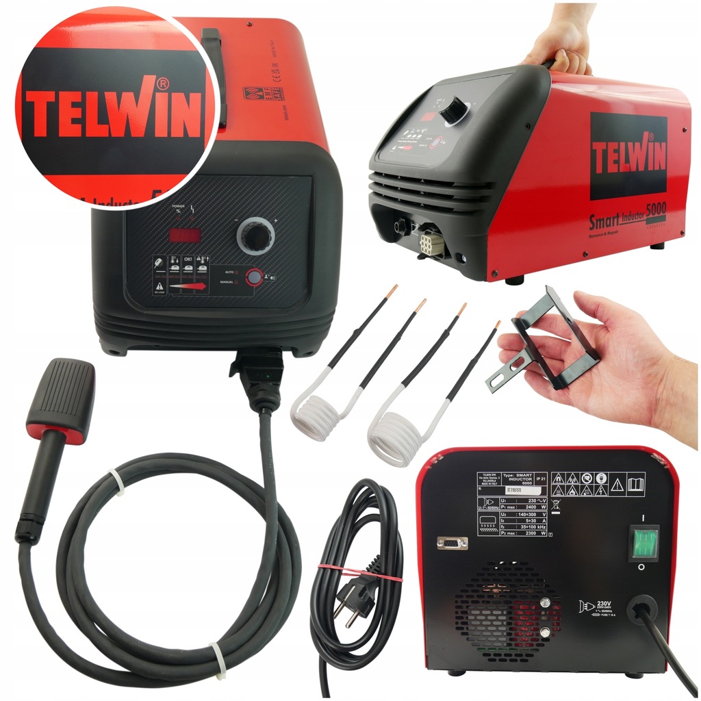 Podgrzewacz indukcyjny do śrub Inductor 5000 2.3kw - 12540518869 - oficjalne archiwum Allegro