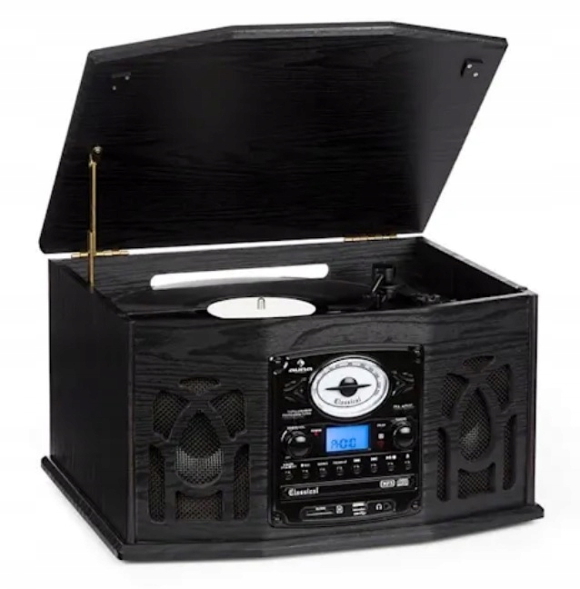 Wieża retro Auna NR620, gramofon,,CD,USB, - 12273745868 - oficjalne ...