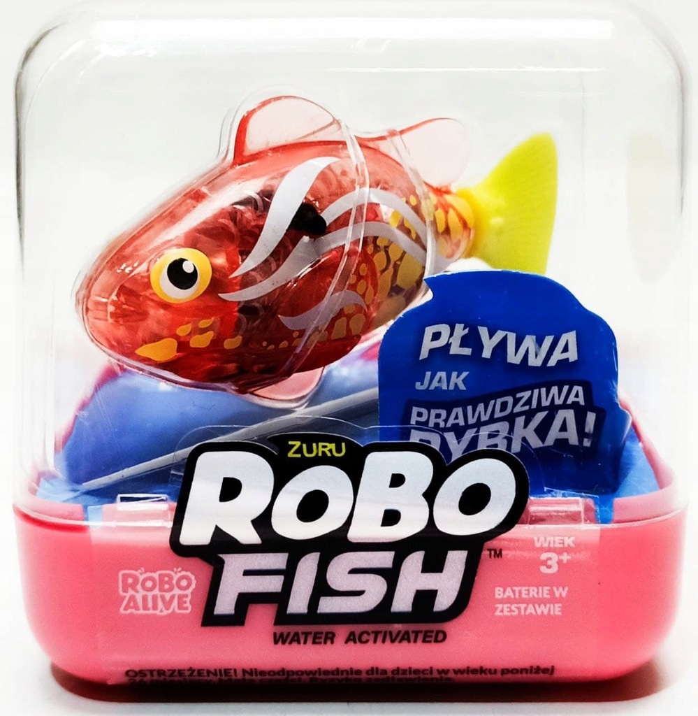 ZURU Robo Fish Rybka zmieniająca kolor Różowa - 11902467895 - oficjalne ...