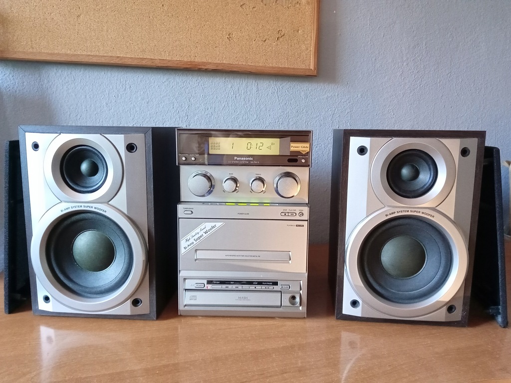 Mini wieża Panasonic SA-PM15 kolumny CD radio - 12520377514 - oficjalne archiwum Allegro