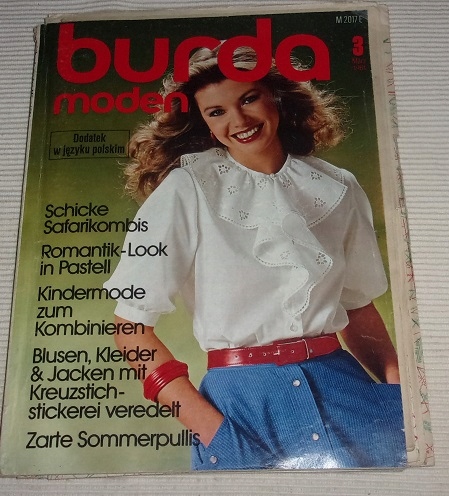 BURDA MODEN instrukcja po POLSKU 3/1981 + WYKROJE - 13166651292 - oficjalne archiwum Allegro