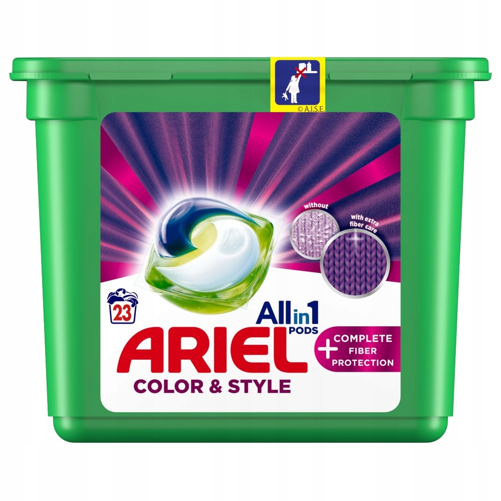 ARIEL CAPS KAPSUŁKI DO PRANIA COLOR STYLE 23SZTUKI - 14209099846 ...