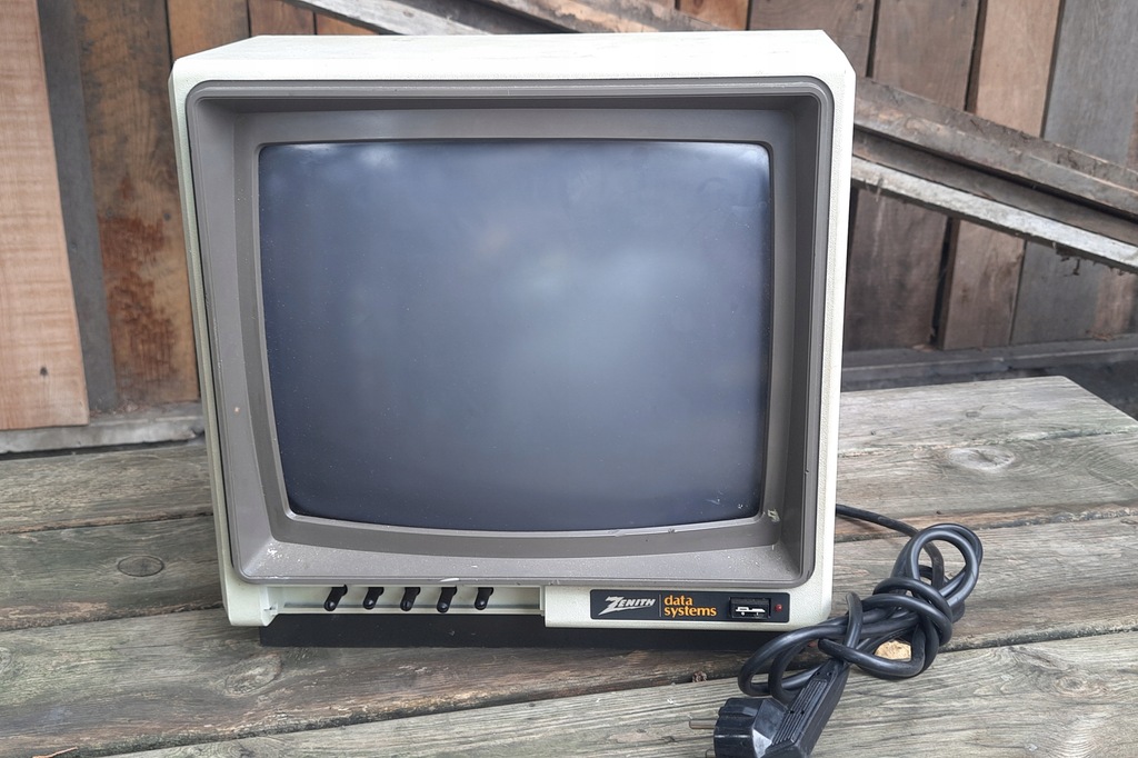 ZENITH DATA SYSTEM ZVM-122 STARY KOMPUTER MONITOR - 14220815426 ...