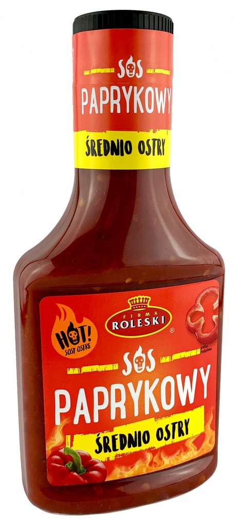 SOS PAPRYKOWY ŚREDNIO OSTRY ROLESKI 320g - 9640194294 - oficjalne ...