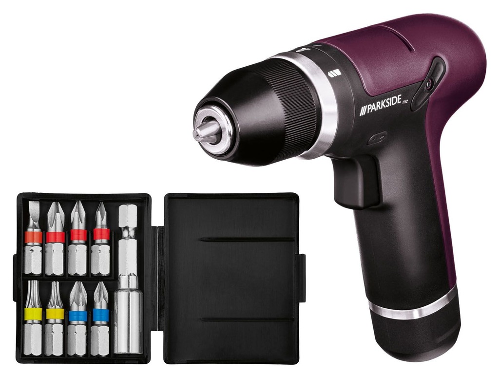 WIERTARKA WKRĘTARKA AKUMULATOROWA PARKSIDE 4V - 12196255808 - oficjalne ...