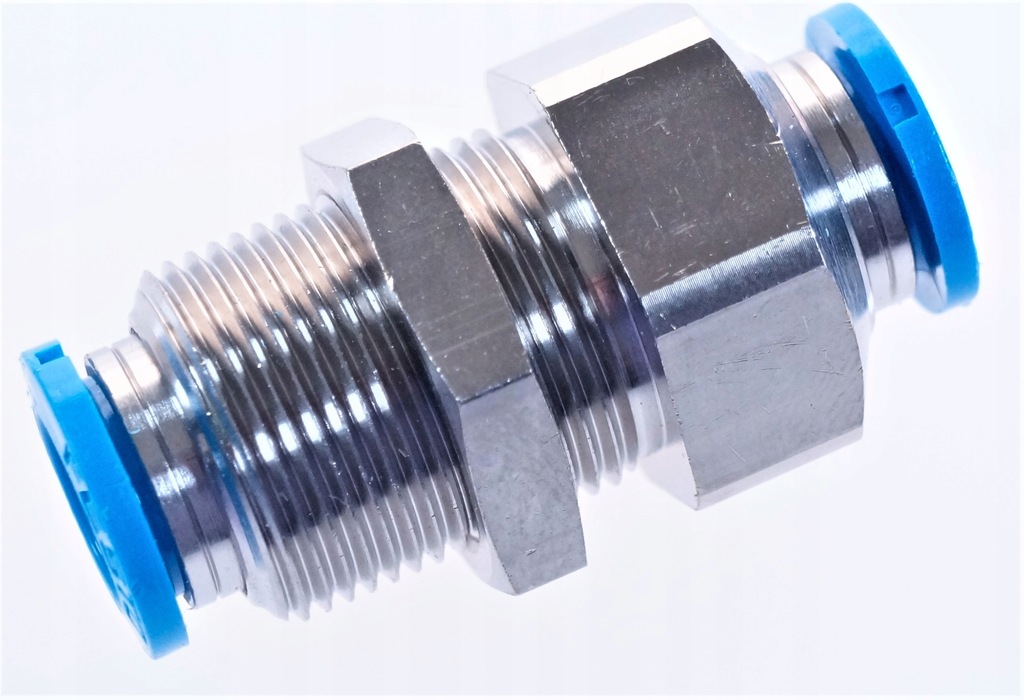 Złączka wtykowa prosta grodziowa FESTO QSS-8-F - 10497902913 - oficjalne archiwum Allegro