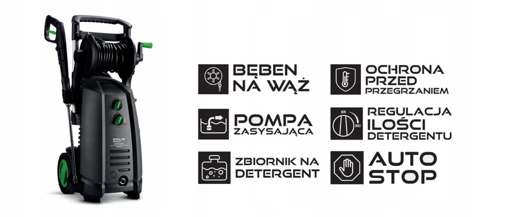 MYJKA CIŚNIENIOWA STALCO 3000W HPC180BI 25,6 KG - 12283985232 - oficjalne archiwum Allegro