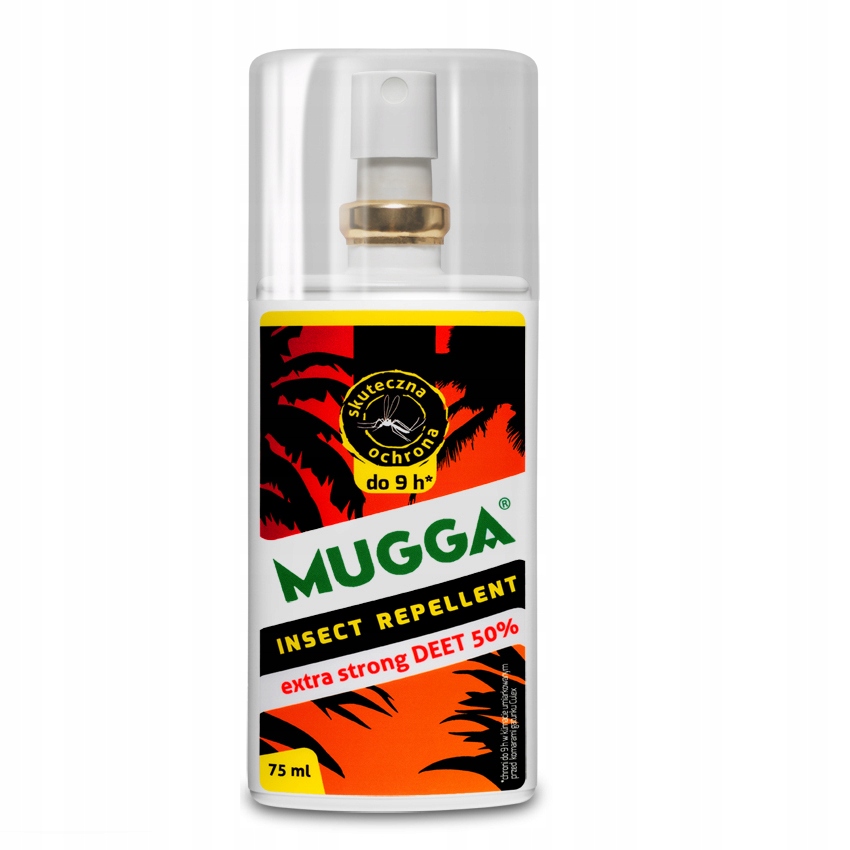 MUGGA Deet Spray 50% MUGA NA KOMARY TROPIKALNE - 7146807697 - oficjalne ...