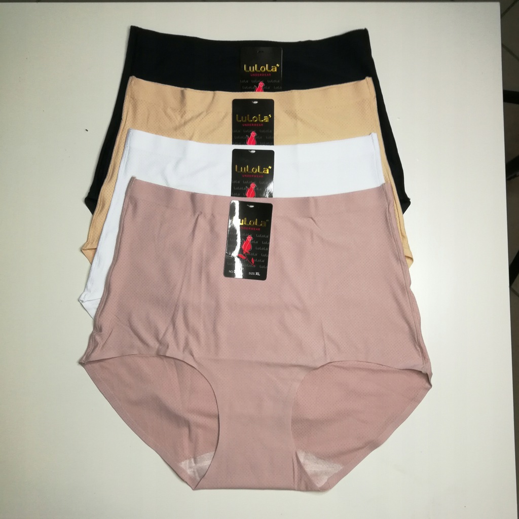 Majtki damskie wysokie ,,LULOLA'' Rozmiar XL. - 10726064841 - oficjalne archiwum Allegro