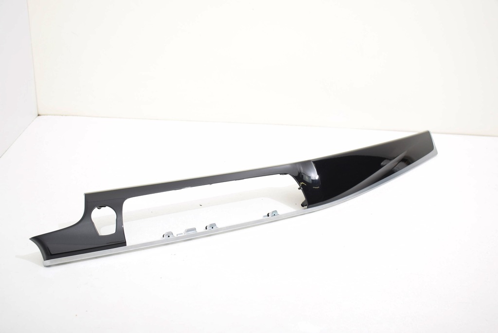 BMW 5 F10 F11 LISTWA DEKOR DESKI CZARNY POŁYSK - 12192975531 ...
