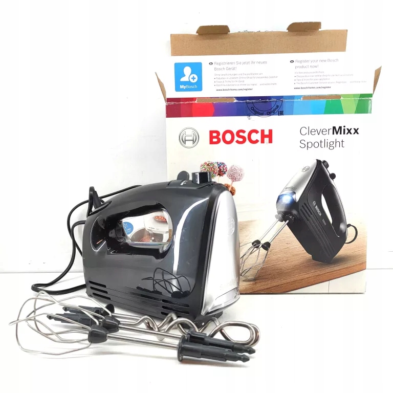 MIKSER BOSH CLEVERMIXX SPOTLIGHT MFQ2520B +PUDEŁK - 12984174735 - oficjalne archiwum Allegro