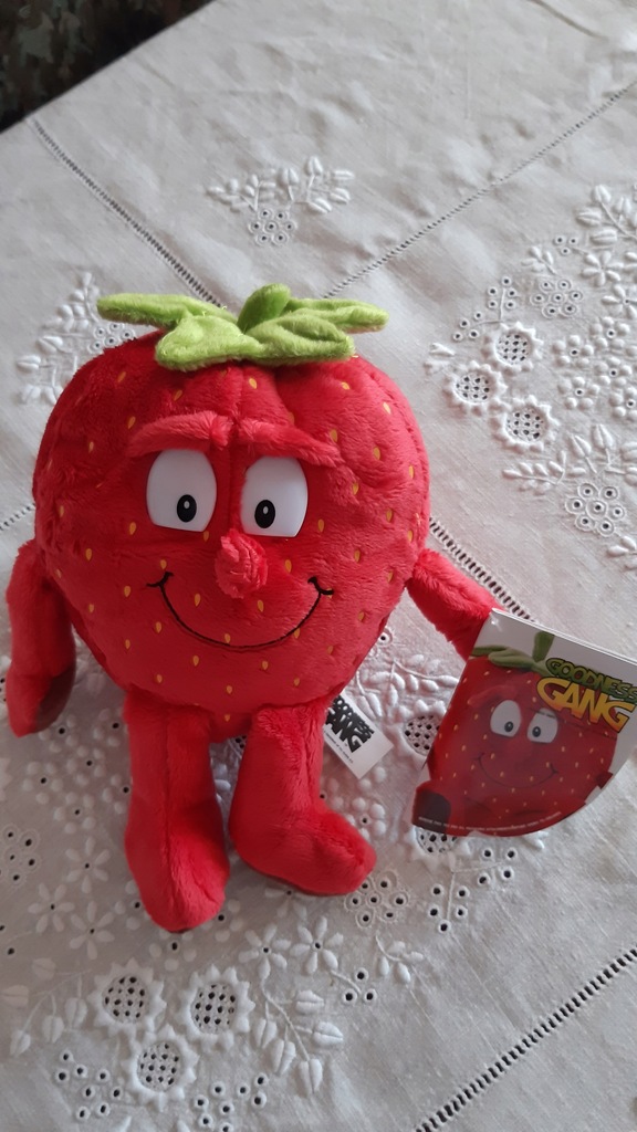 Maskotka Gang Świeżaków, truskawka TOSIA 25cm NOWA - 12867096479 - oficjalne archiwum Allegro