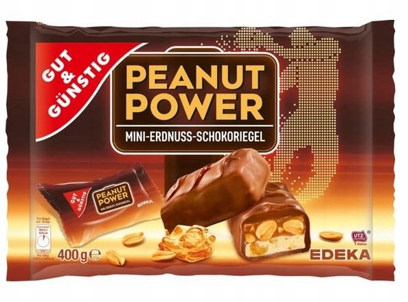 Batoniki Peanut Power G&G Mini Snickers 400g DE - 13902182723 ...