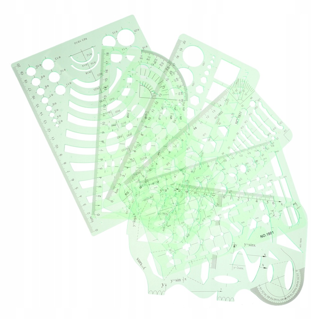 Pantograph Shape Stencils Drawing Template Ruler - 14354072156 ...