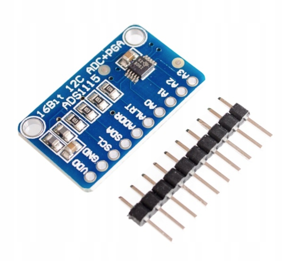 Moduł Przetwornik ADC 16-bit ADS1115 4-kan. I2C - 12163095672 ...