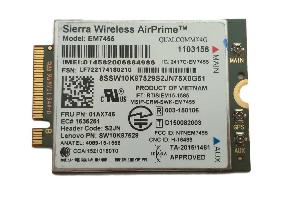 Modem 4G LTE Sierra Wireless AirPrime EM7455 - 7341896735 - oficjalne ... Modem 4G LTE Sierra Wireless AirPrime EM7455 - 7341896735 - oficjalne ...