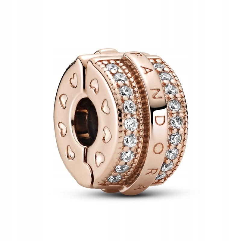 Klips Pandora Rose - Pasma pavé i logo 789042C01 - 12998080531 ...