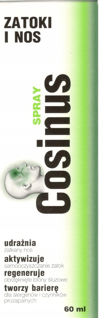 COSINUS Spray Zatoki i Nos 60 ml - 9191998999 - oficjalne archiwum Allegro