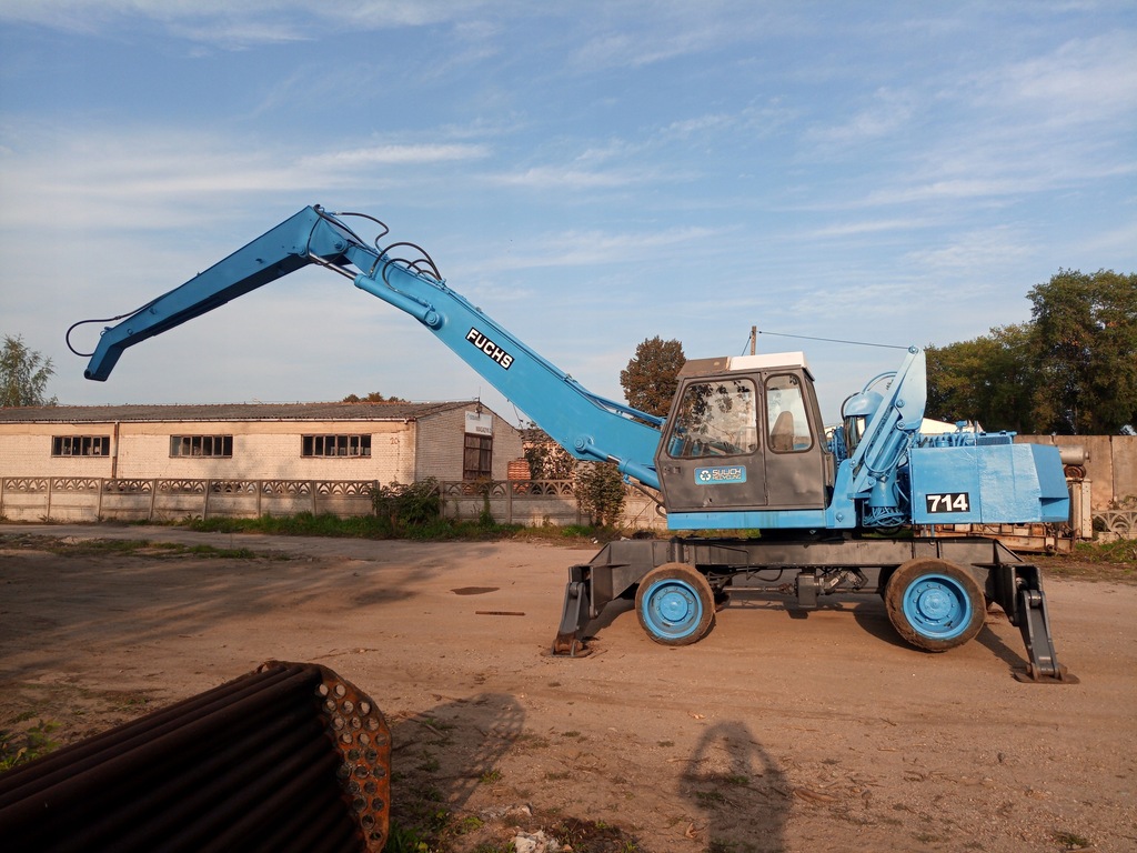 FUCHS 714 podnoszona kabina przeładunkowa do złomu - 7575943009 ...