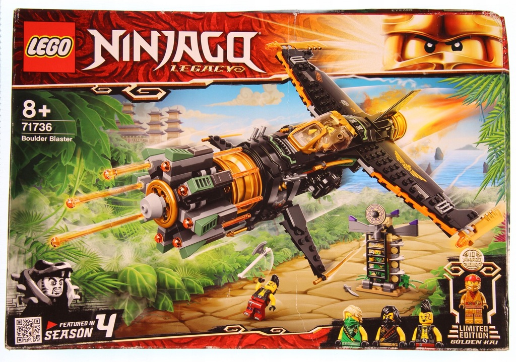 LEGO 71736 Ninjago kruszarka OUTLET wady pudełka - 12747576897 ...