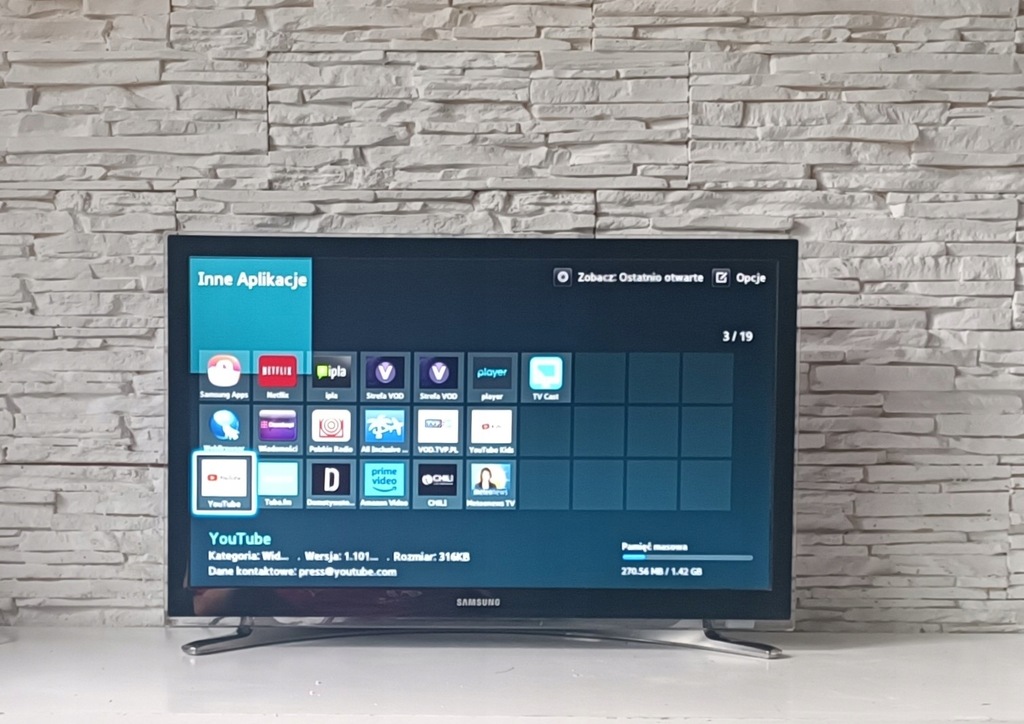 22 TV SAMSUNG LED FULL HD SMART TV + HDMI +DVB-T2+ - 14053453124 ...