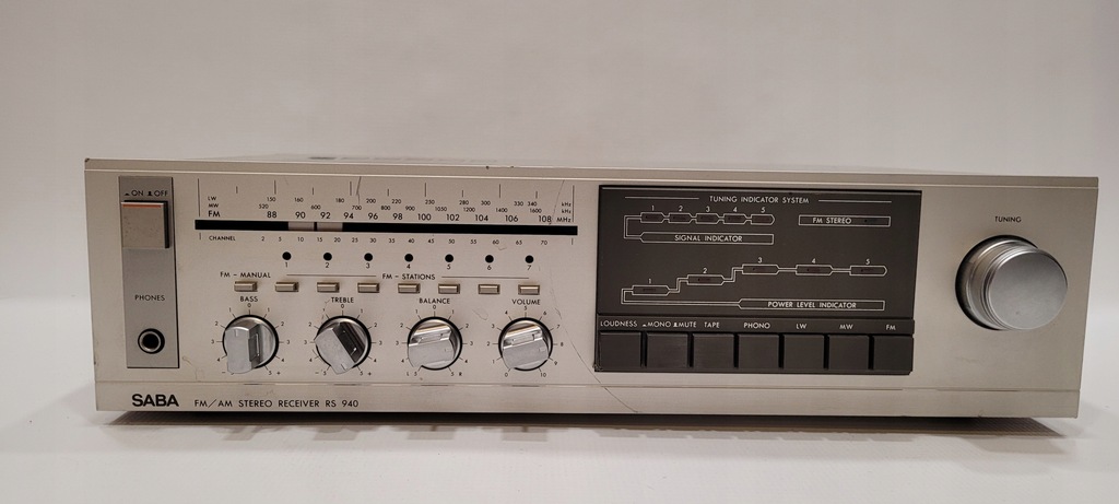 Amplituner Saba RS940 VINTAGE RS 940 - 11598525364 - oficjalne archiwum ...