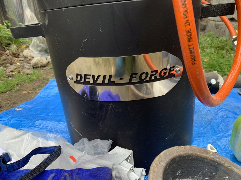 Piec do topienia metali DEVIL FORGE DUŻY ZESTAW PL - 12775877339 ...