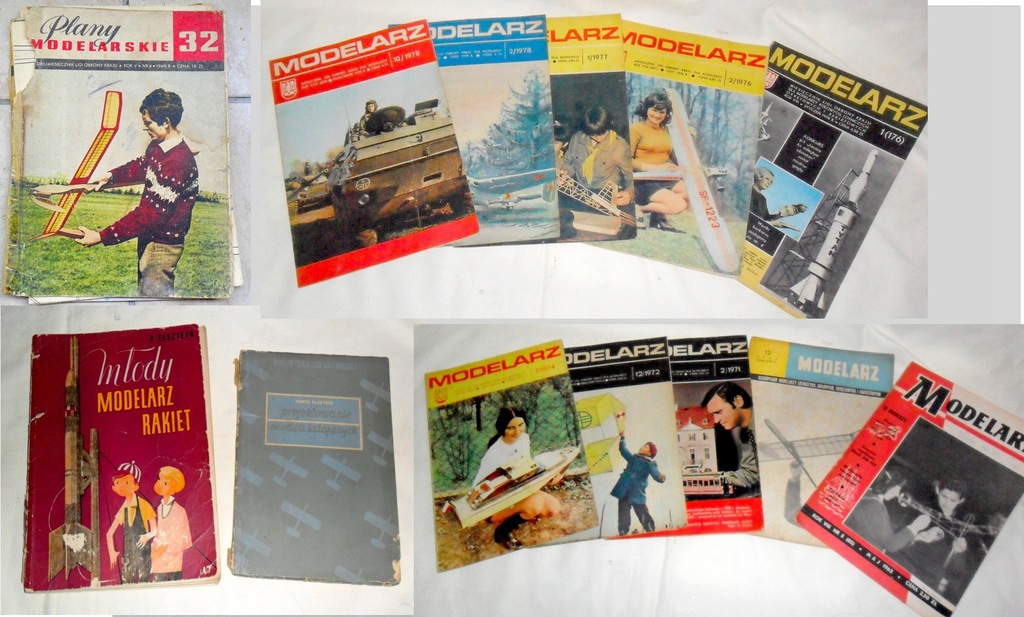 Plany modelarskie Modelarz Książki ZESTAW - 12963170931 - oficjalne ...