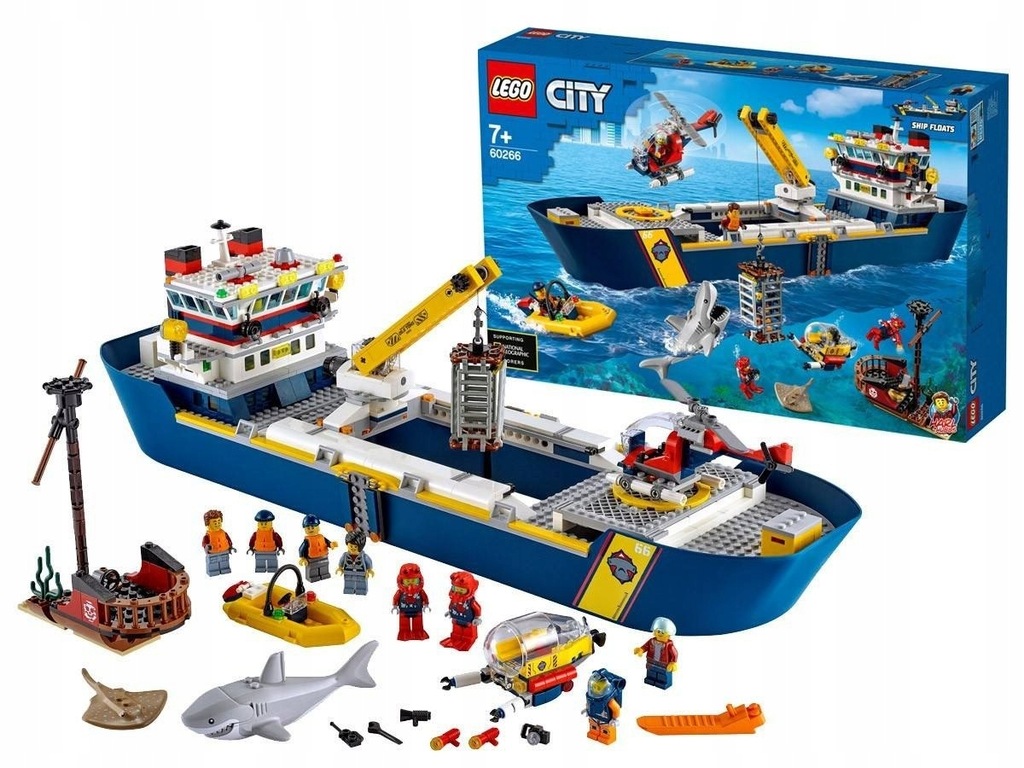 60266 LEGO City Statek badaczy oceanu klocki - 11311339044 - oficjalne ...