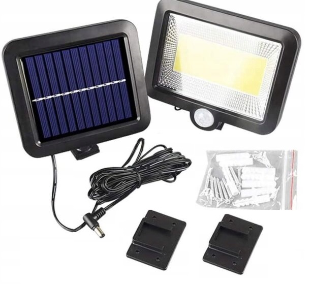 LAMPA SOLARNA LED ULICZNA HALOGEN CZUJNIK RUCHU ZMIERZCHU MOCNA - 15103251200 - oficjalne ...