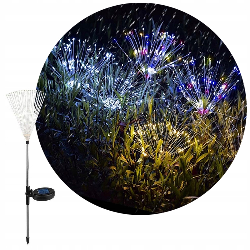 LAMPA SOLARNA OGRODOWA Dmuchawiec 120 ledów - 12000173282 - oficjalne archiwum Allegro