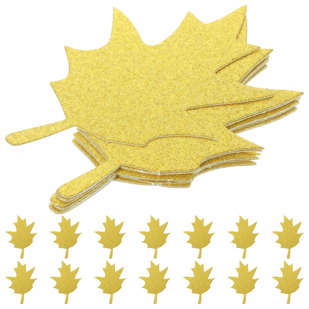 PLANT DECOR PAPER MAPLE LEAF LEAVES CUTOUTS - 15124494530 - oficjalne ...
