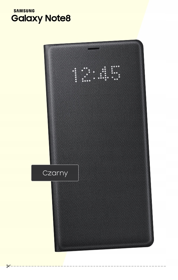 ETUI SAMSUNG GALAXY NOTE 8 Led EF-NN950 Czarne - 7626415797 - oficjalne ...