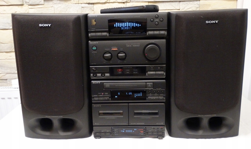 WIEŻA SONY MHC-4800+KOLUMNY+PILOT SPRAWNA - 11465748786 - oficjalne ...