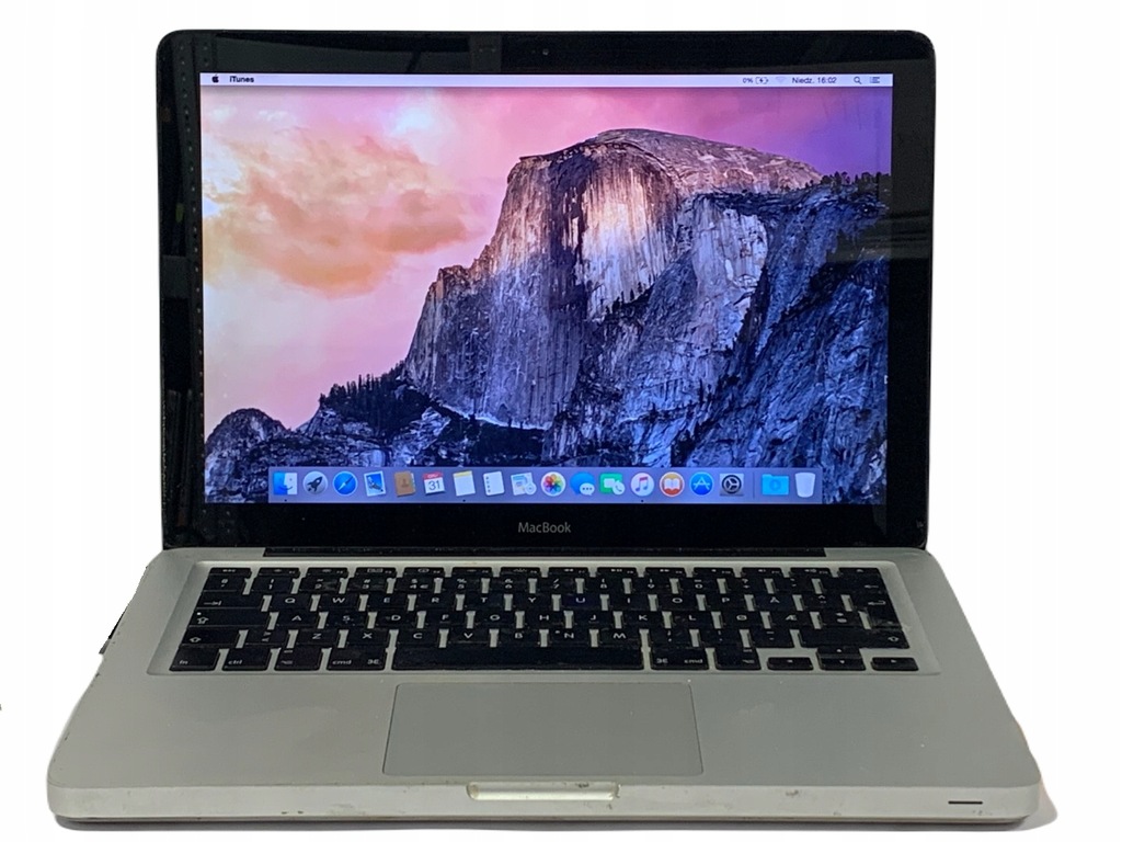 MacBook Pro 13 A1278 C2D 2,4GHZ 2GB GF9400M PODŚ KLAW CŁ255 ...