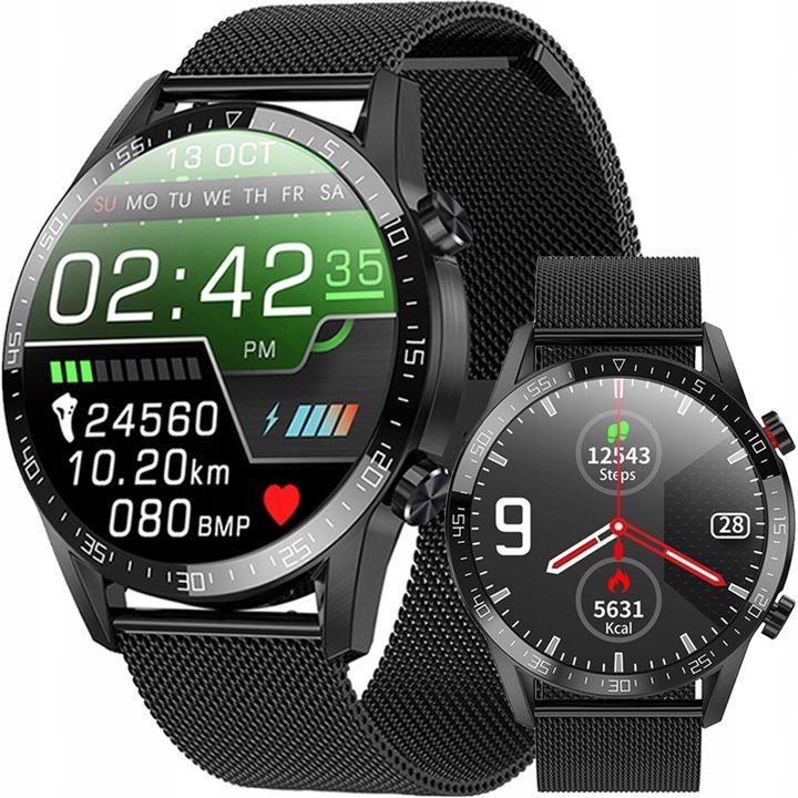 ZEGAREK MĘSKI SMARTWATCH EKG ROZMOWY CIŚNIENIE 4.0 - 11077186055 ...