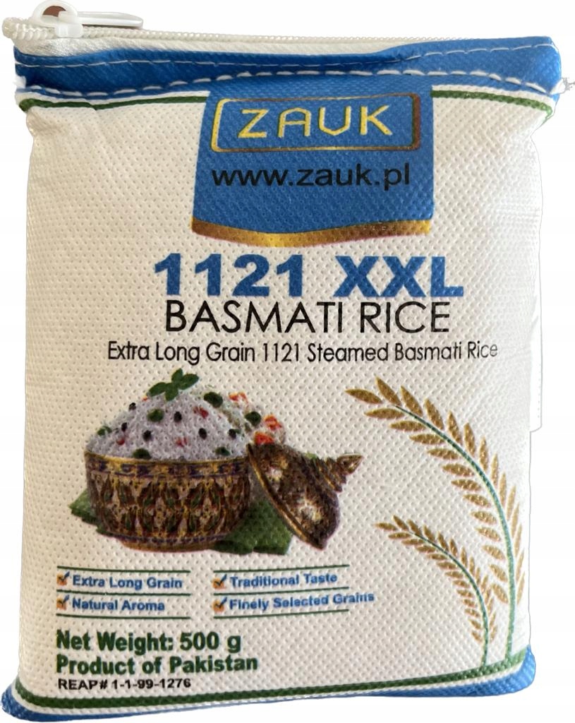 Zauk 1121 XXL Ryż Basmati 500g - 13661459995 - oficjalne archiwum Allegro