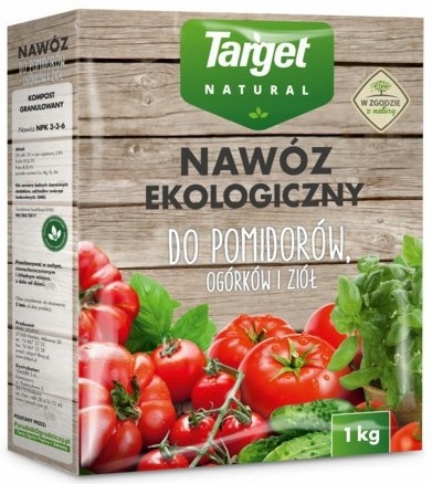 NAWÓZ NATURALNY EKOLOGICZNY DO POMIDORÓW EKO 1KG - 12218114423 - oficjalne archiwum Allegro