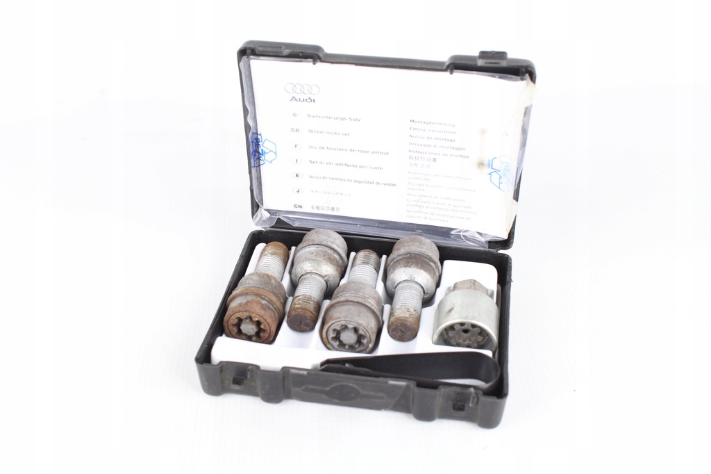 ŚRUBY ZABEZPIECZAJĄCE ZŁODZIEJKI AUDI Q5 8R 08-16 - 14437215585 ...