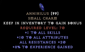 Annihilus Anni Ladder 20 res D2 Diablo 2 Ladder - 8344724582 ...
