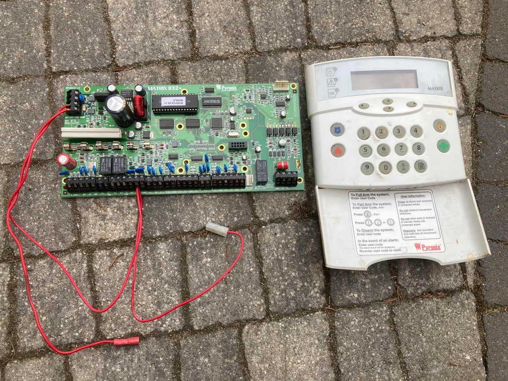 Płyta Główna Matrix 832+ Klawiatura LCD ALARM - 10627056332 - oficjalne ...