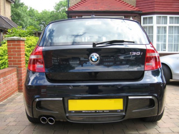 BMW 1 E81 E87 TYLNI SPOILER DYFUZOR ZDERZAKA - 12620540332 - oficjalne archiwum Allegro