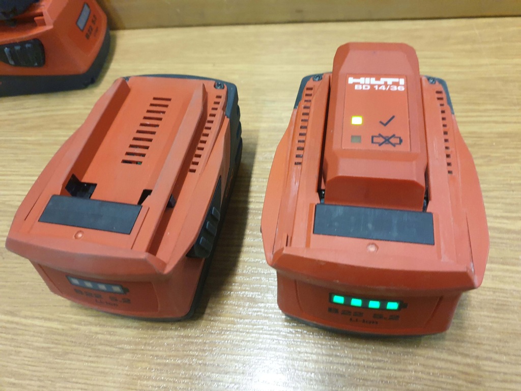 Akumulator bateria Hilti B22 22V 5.2Ah 2019r - 11947268163 - oficjalne archiwum Allegro