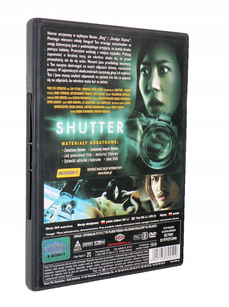 DVD - SHUTTER - WIDMO (2004) - A.Everingham lektor - 7902114696 ...