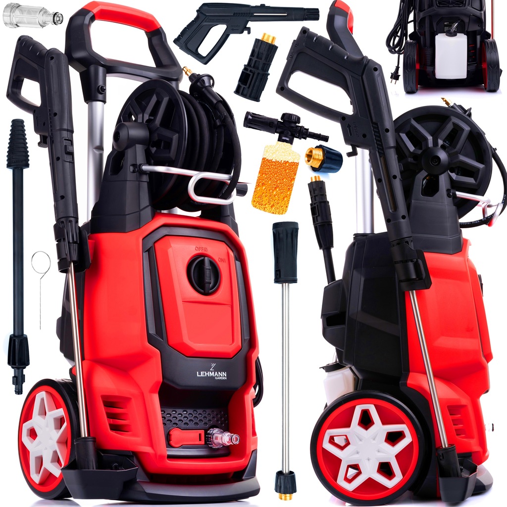 MYJKA CIŚNIENIOWA LEHMANN R310 2500W, 310 BAR, 10M WĄŻ, INDUKCJA, AUTO-STOP - 16766997647 ...